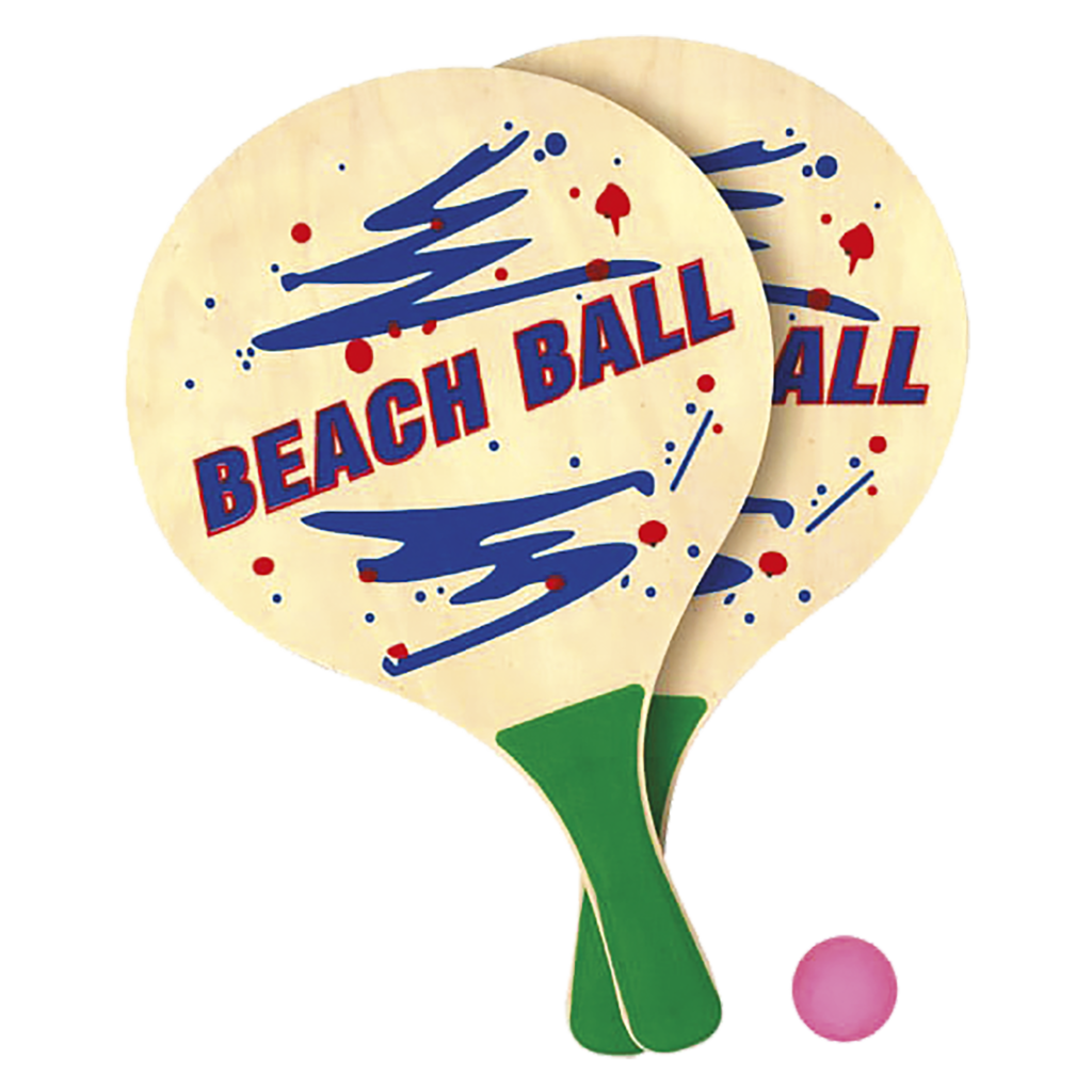 Racchette da spiaggia in legno . - Toys Center